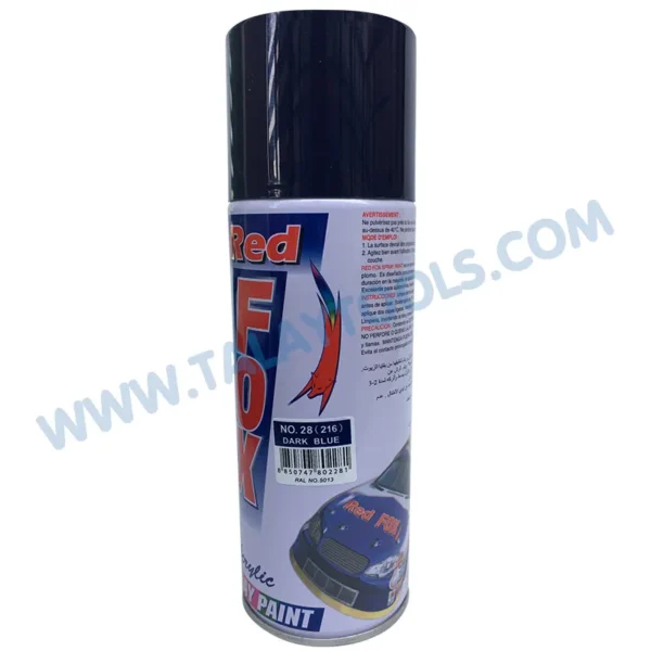 สีสเปรย์ RED FOX DARK BLUE 28 (216) 5 ลัง - Talaytools