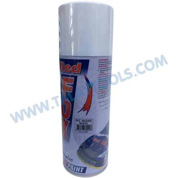 สีสเปรย์ RED FOX WHITE 40 (200) 5 ลัง - Talaytools